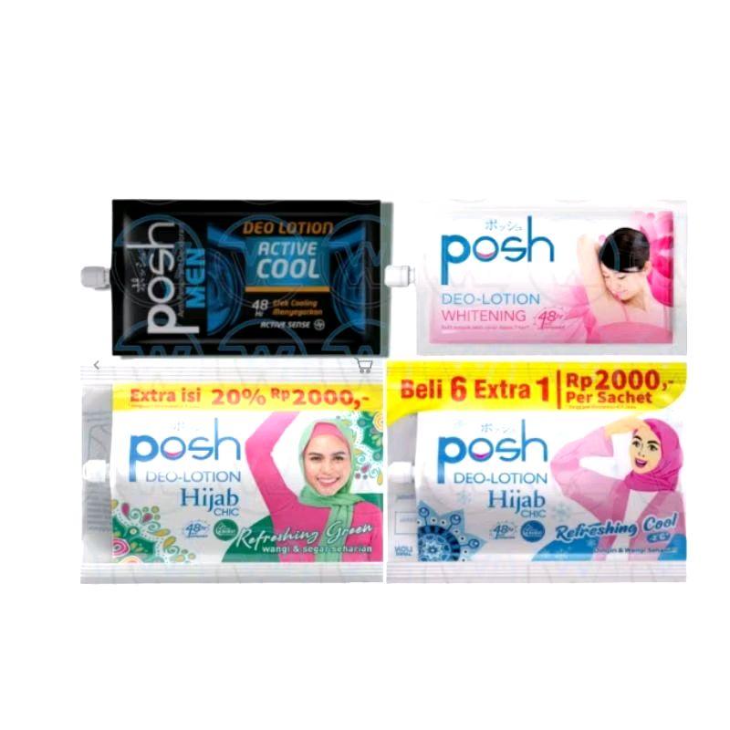 Posh Deo Lotion 11gr Sachet - Shop | Tokopedia