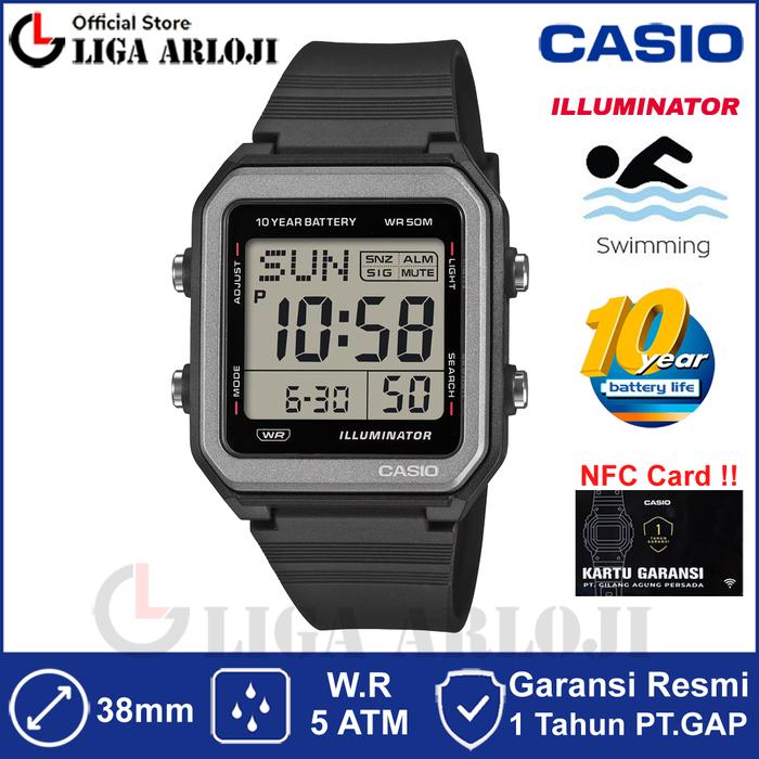 Promo CASIO W-221H-1AVDF Jam Tangan Pria Digital Karet Original W-221H ...