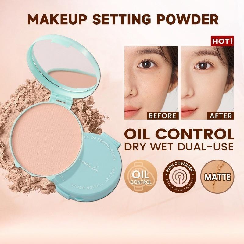 LAMEILA Pressed Powder Pressed Powder Waterproof Oil And Durable ...