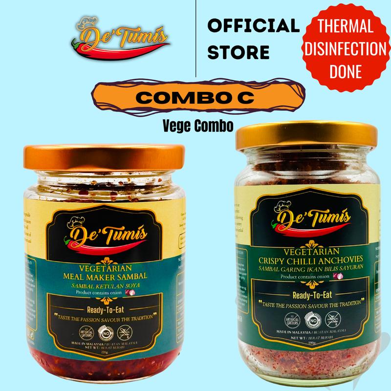 COMBO [DE'TUMIS] [READY-TO-EAT] [RETORT TECHNOLOGY][Sambal,Chilli,Spicy ...