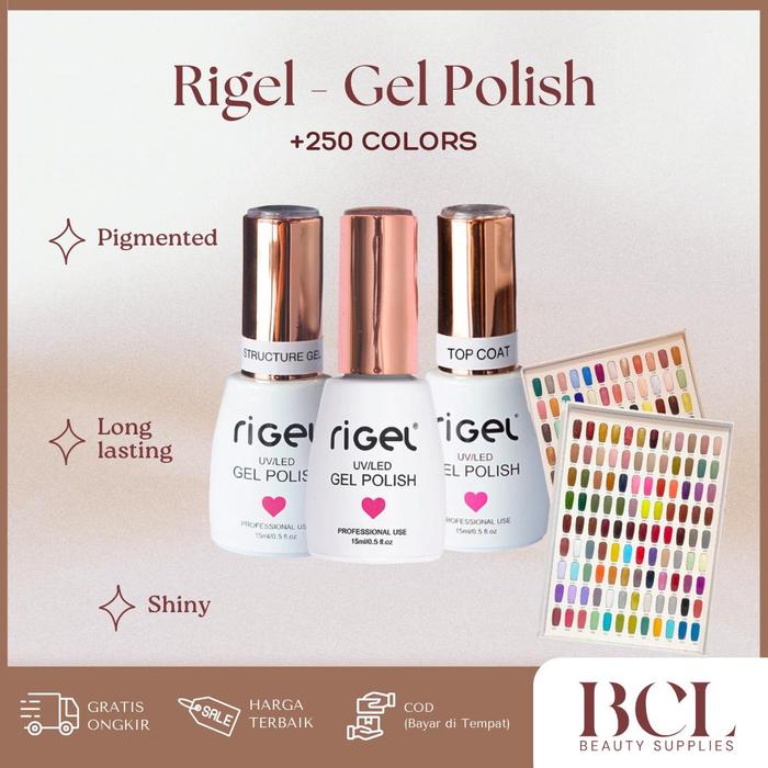 Jual RIGEL - 15ml Gel Polish Kutek Kode 051 - 100 Nail Art Kuku - 091 ...