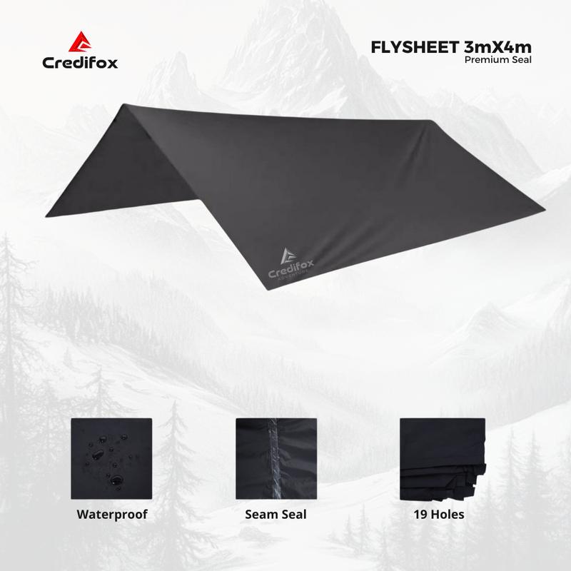 CREDIFOX Flysheet Tenda Ukuran 3x4 Premium Seam Seal Waterproof - fly ...