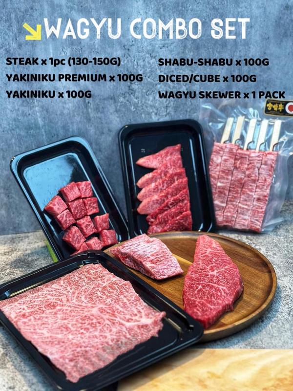 DAGING WAGYU JAPAN A5 COMBO SET Fresh Frozen Meat - TikTok Shop Malaysia