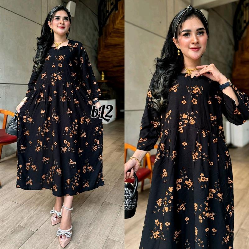 DASTER CHIBI WANITA JUMBO LENGAN 3/4 TERBARU TERLARIS Busui Kancing ...