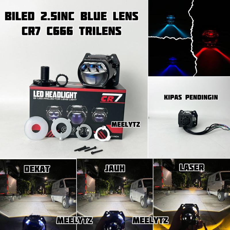 CR7 C664 C665 C666 - Biled 2.5 inc Blue Lens - Shop | Tokopedia