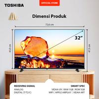 Promo TOSHIBA HD SMART TV 32" [Khusus Online]-Wifi-Dolby Audio-Digital ...