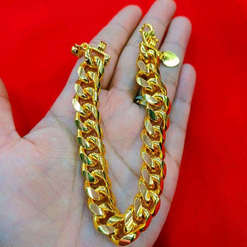 Gelang Benson licin depan belakang kancing S emas bangkok - TikTok Shop ...