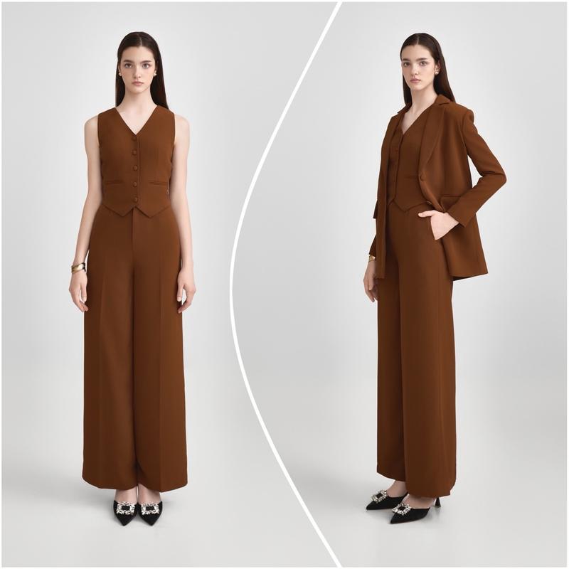 JEN HO Tailored Suit Wear (107) – XS–3XL – Vest, Trousers, Long ...