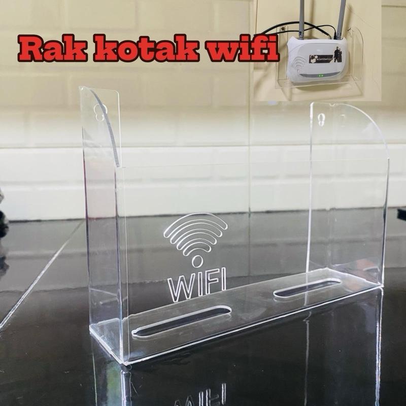 Rak Tempat Wifi router, Rak Dinding Wifi - Shop | Tokopedia