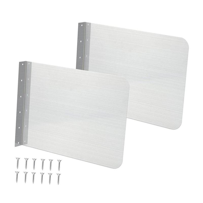 2x Stainless Steel Side Splash Guard Hand Washing Basin Guar - TikTok ...