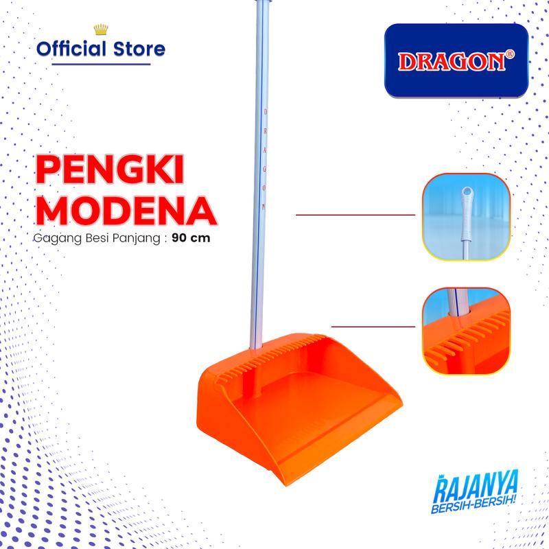 [COD] [PROMO] DRAGON Pengki Modena Gagang Besi 79cm Serokan Sampah ...