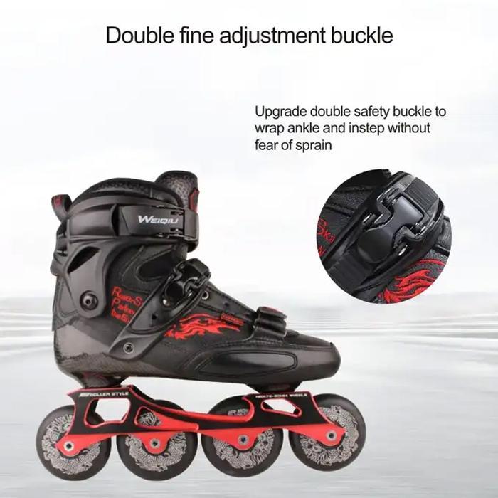 Sepatu Roda Professional Inline Skate Carbon Original Weiqiu Freestyle ...