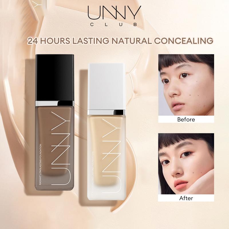UNNY liquid foundation Oil Control Moisturizing Long Lasting - TikTok ...