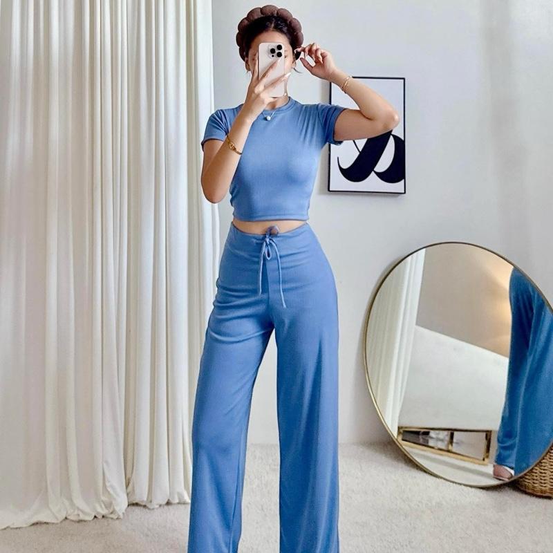 Knitted coordinates cotton for ladies - TikTok Shop Philippines