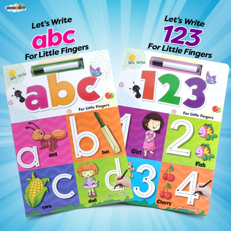 Let’s Write 123 & abc (lowercase) For Little Fingers - TikTok Shop Malaysia