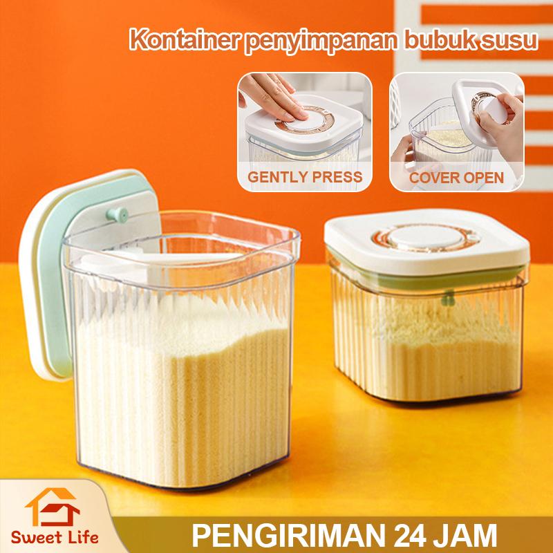 Kotak Susu Bubuk Bayi Container Tempat Wadah Susu / Toples Kotak - Shop ...