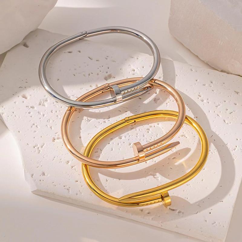 Titanium steel bracelet with non fading color, fashionable, versatile ...