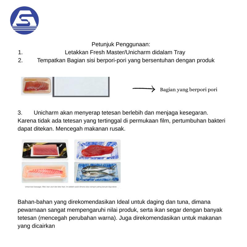 Unicharm Fresh Master Dry Lock/ Dri-Loc/ Absorbent Pads - Shop | Tokopedia