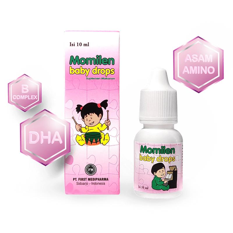 Momilen Baby Drops vitamin MPASI AA DHA B complex tetes / drop 10 ml ...
