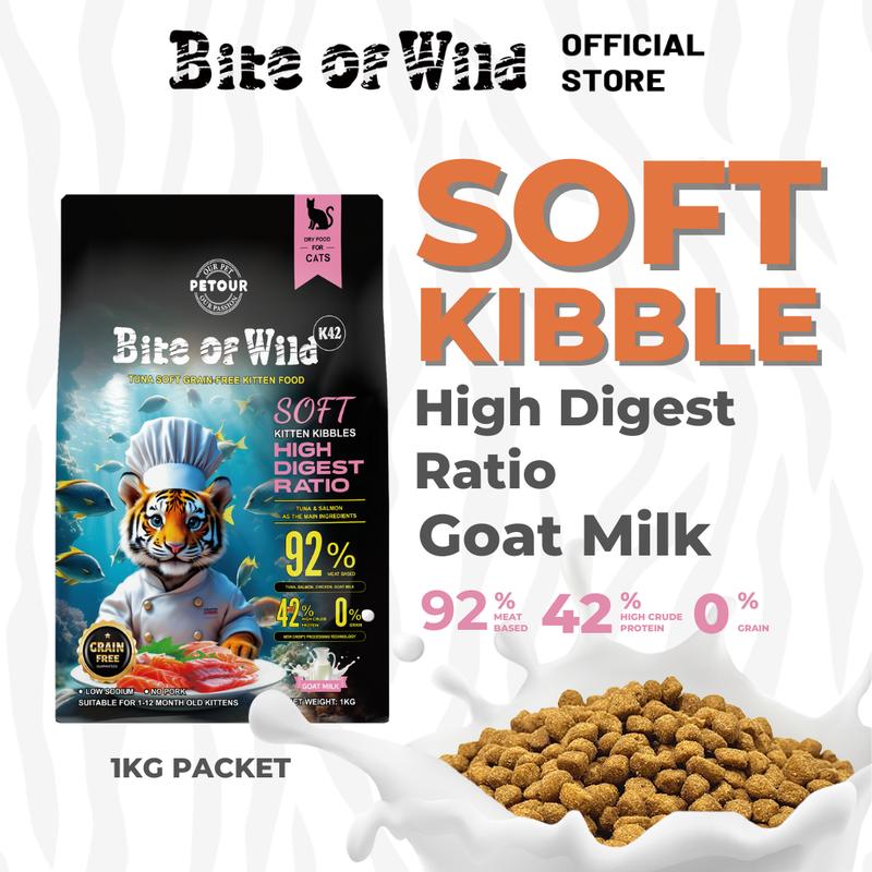 【LIVE】Bite Of Wild K42 (1KG) Kitten Kibble Makanan Anak Kucing - TikTok ...