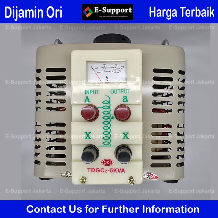 Jual OKI Transformer Slide Regulator 5000W 5000VA untuk Bengkel Gerinda ...