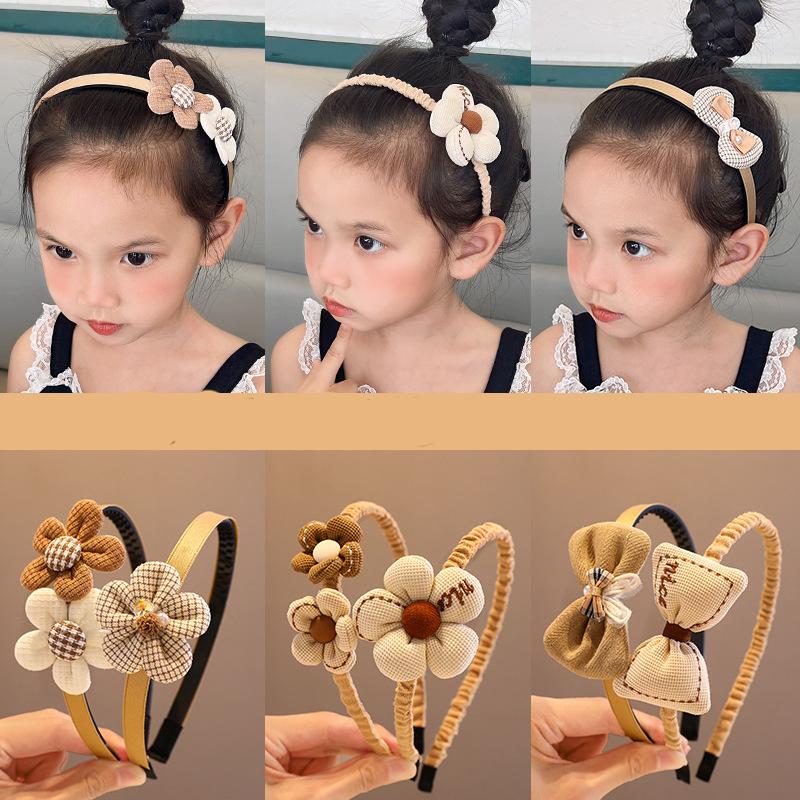 Bando Anak Perempuan Korea Karakter Motif Bunga Pita Beruang - Shop ...