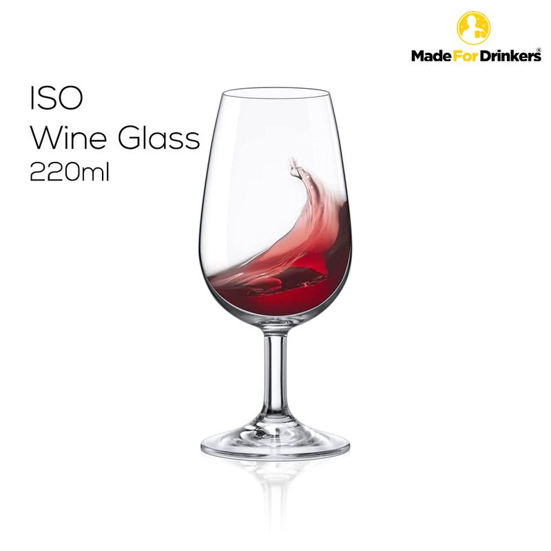 ISO Wine Tasting Glass - 220ml [Made For Drinkers] - TikTok Shop Singapore