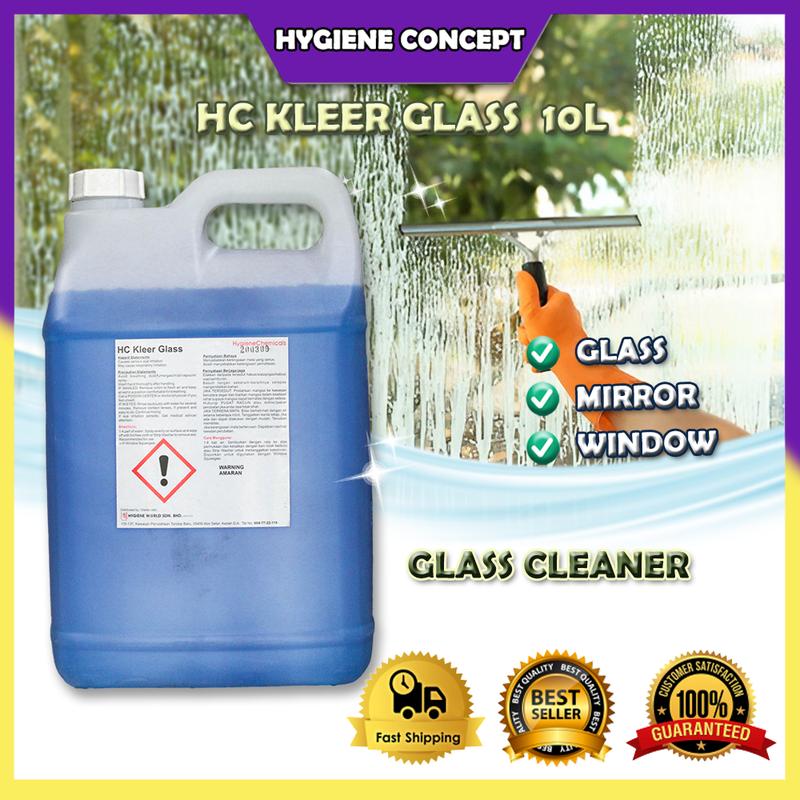 HC Kleer Glass 10L Glass Cleaner, Mirror Cleaner, Window Cleaner ...