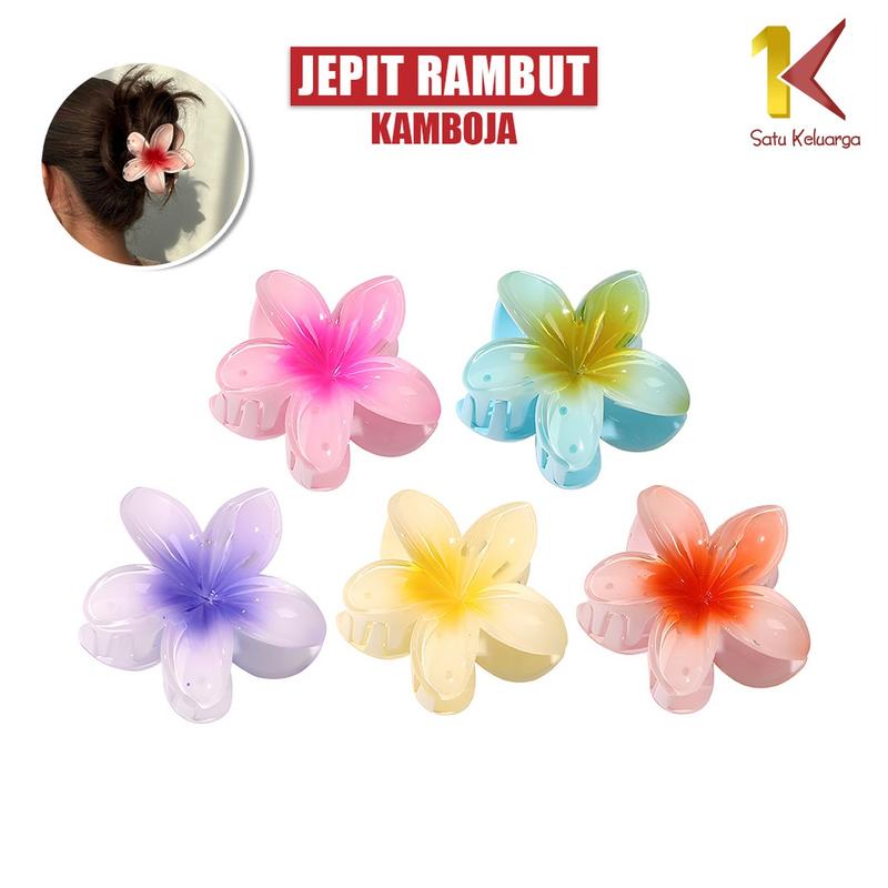 [COD] SK C1092 Jedai Bunga Kamboja Cantik Jepit Rambut Wanita Hair Clip ...