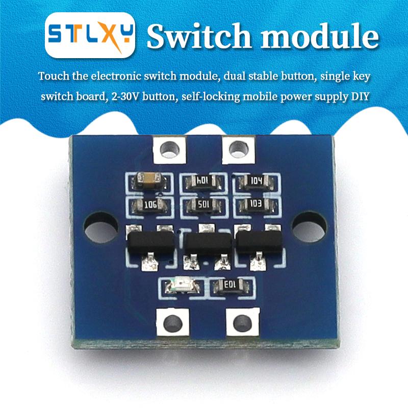 Light Touch Electronic Switch Module Bistable Push Button Single Button ...