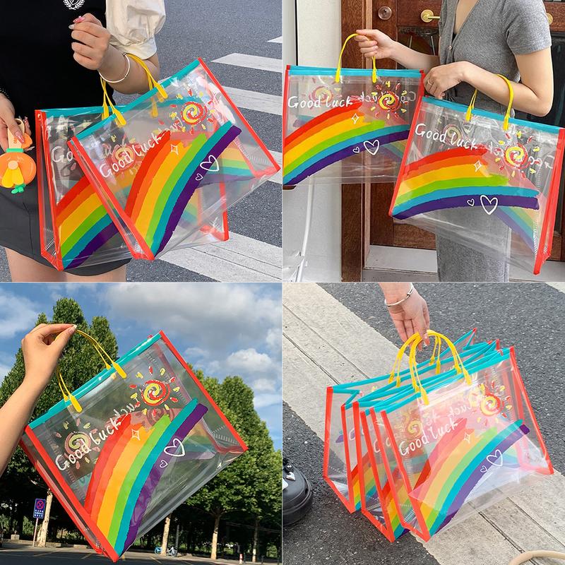 Beg Plastik Lutsinar, 1 Keping, Beg Hadiah Hari Jadi, Bahan PVC ...