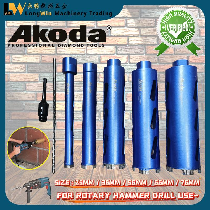 AKODA Dry Core Bit (SDS PLUS) Heavy Duty Concrete Diamond Core - TikTok ...