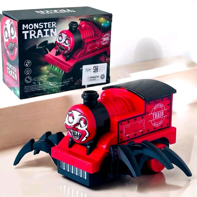 Mainan Anak Monster Train Laba-Laba Bump & Go Kereta Laba-Laba - Toy ...