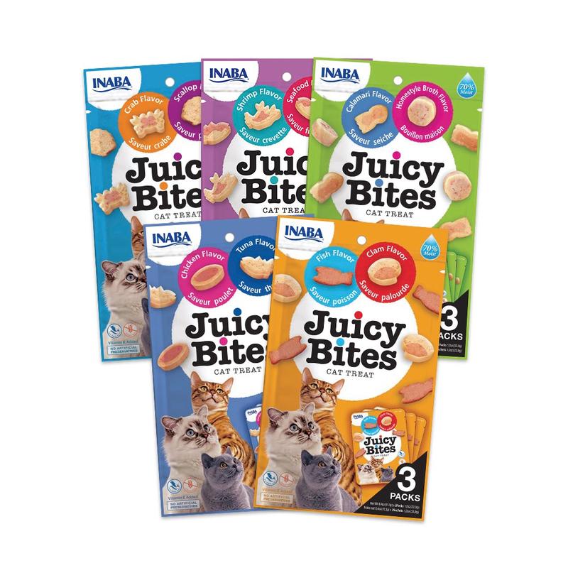 Inaba Juicy Bites Cat Treat 11.30g X 3 Packs, Healthy, Fun, Two ...