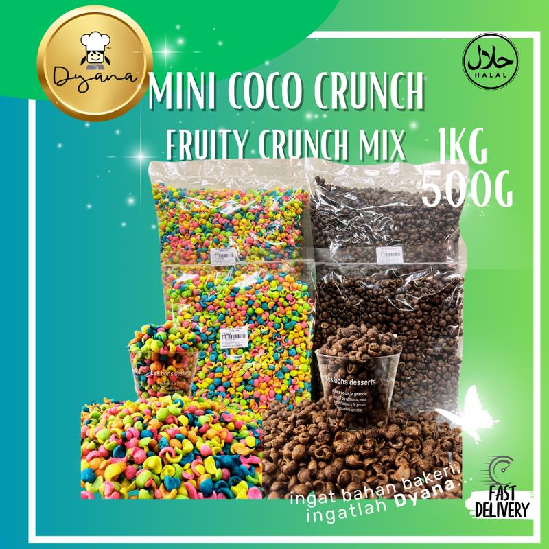 MINI COCO CRUNCH | FRUITY CRUNCH MIX 1KG|500G - TikTok Shop Malaysia