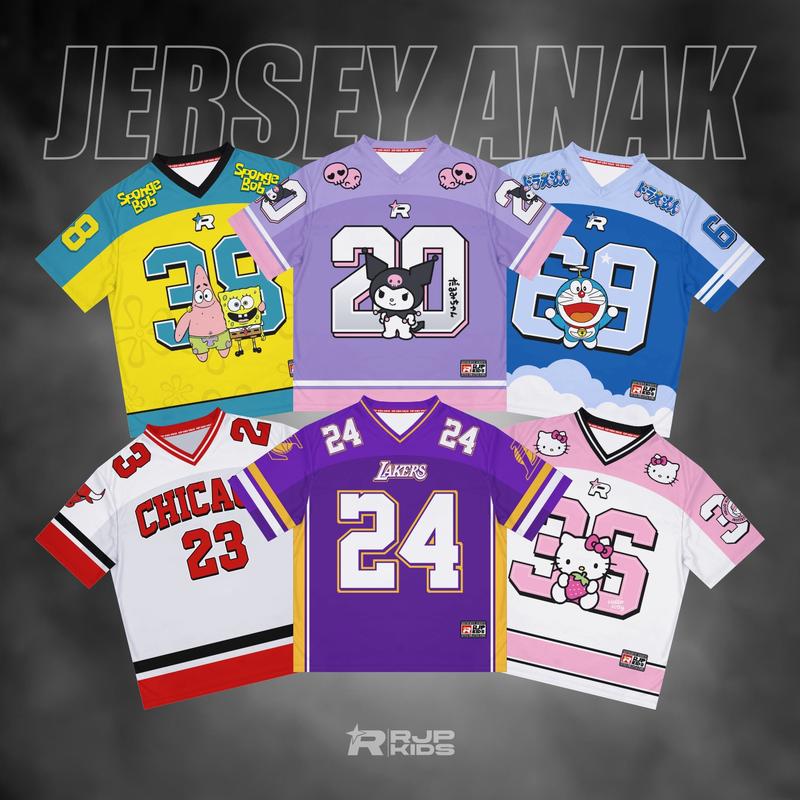 HOCKEY.ID Jersey Anak Number Series Bahan Dryfit Milano & Brazil - Shop ...