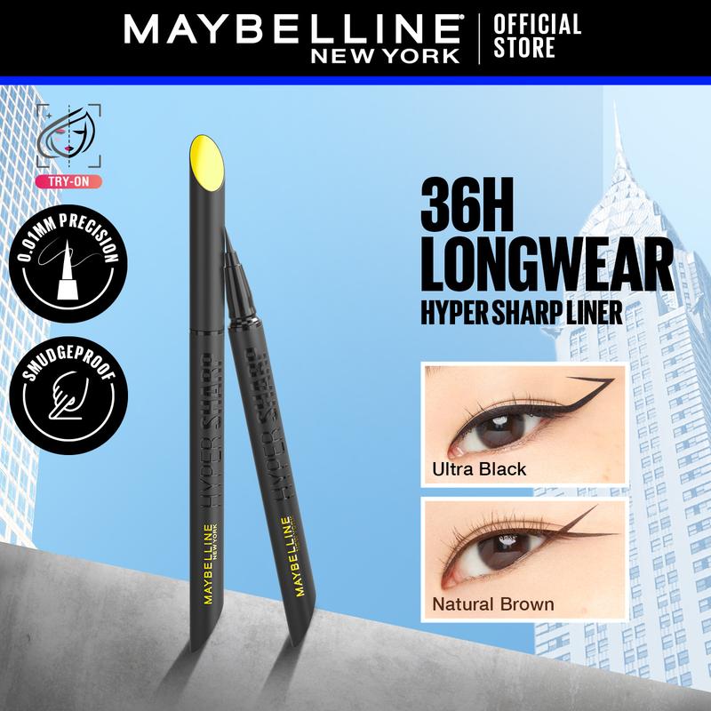 Maybelline Hypersharp Extreme Eyeliner Waterproof 36H-Wear & - TikTok ...