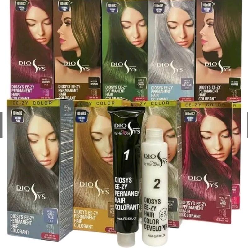 Diosys Permanent Hair Color 45Ml x 2 Cat Pewarna - Shop | Tokopedia