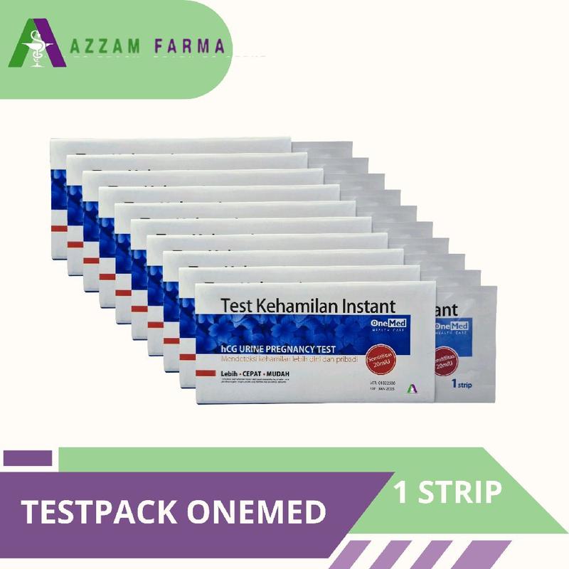 (Paket 10 Pcs) Onemed Tes Kehamilan Instant- Tespek onemed Strip lebih ...