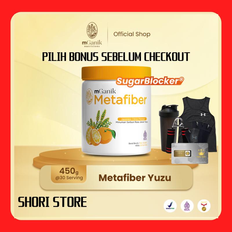mGanik Metafiber 1 Tub 450gr 30 Servings Rasa Leci dan Jeruk - Shop ...