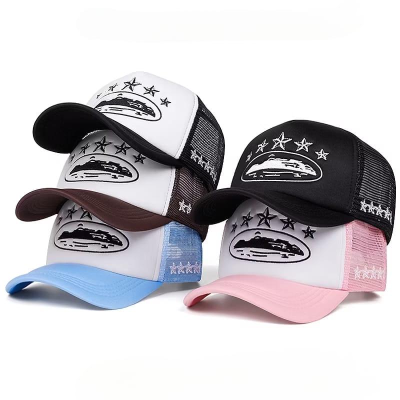 TOPI TRUCKER HAT OMIDOKI TOPI JARING PRIA DEWASA HITAM PUTIH PATCH ...