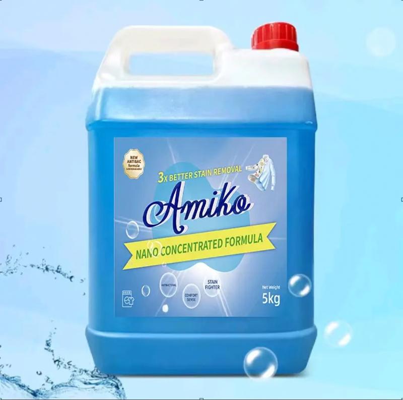 Sabun dobi pewangi Amiko 5kg antibacterial Liquid Detergent - TikTok ...