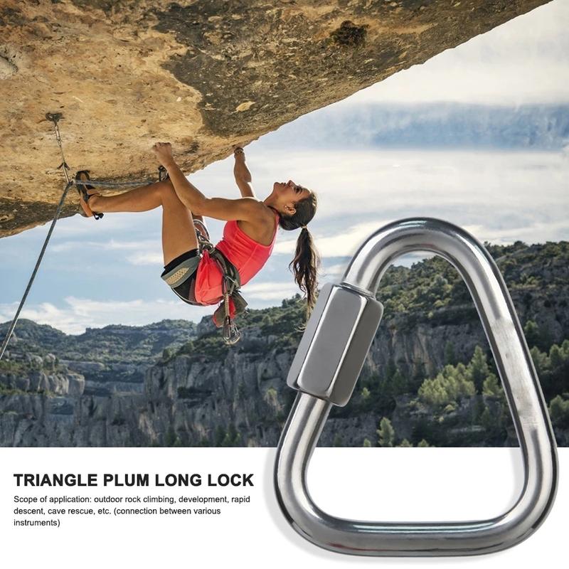 Mountain Rock Climbing Tool Screw Lock 304 Stainless Steel Hook ...