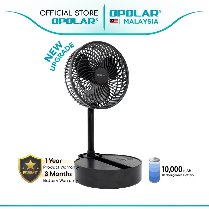 Opolar Oscillating & Rechargeable Portable Folding Stand Fan - TikTok ...