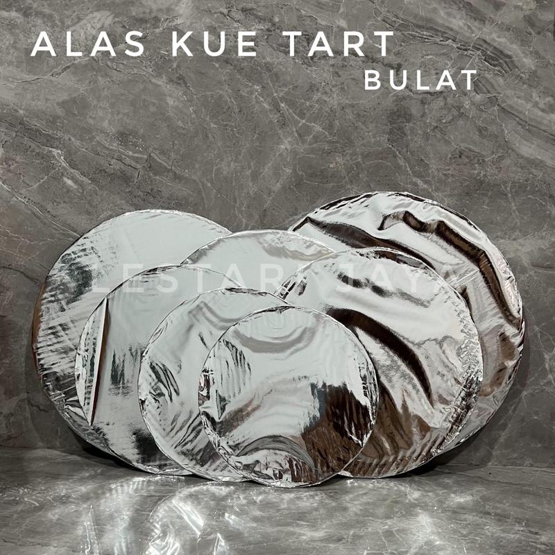 Alas Kue Tart Cake Silver BULAT - Shop | Tokopedia