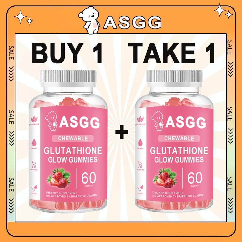 【BUY 1 TAKE 1】ASGG 60PC Glutathione Chewable Gummies with Vitamin ...