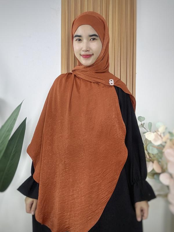 Shaleeha Instant Shawl NILIYYAH Labuh Material Santorini Ironless ...