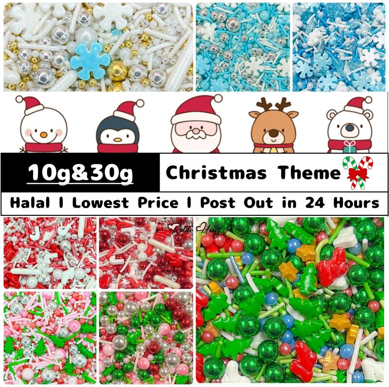 [Petite Houz] Cheapest HALAL Christmas Theme Xmas Sprinkle Sugar ...