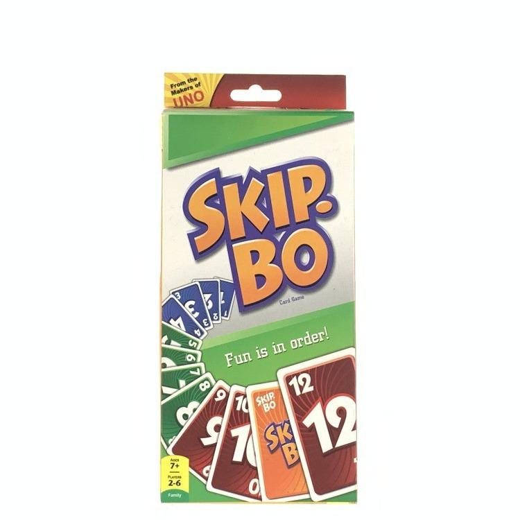 SKIP BO Card English Classic UNO Card Board Game Fun Puzzle Interactive ...