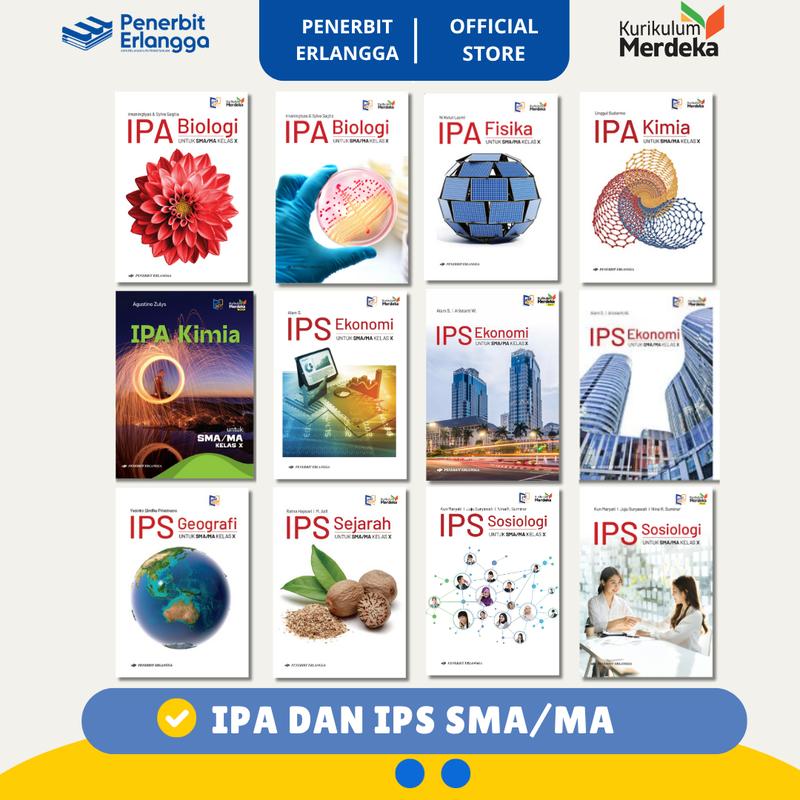 [Erlangga Official] Ipa Kimia,Ipa Fisika,Ipa Biologi,Ips Ekonomi,Ips ...